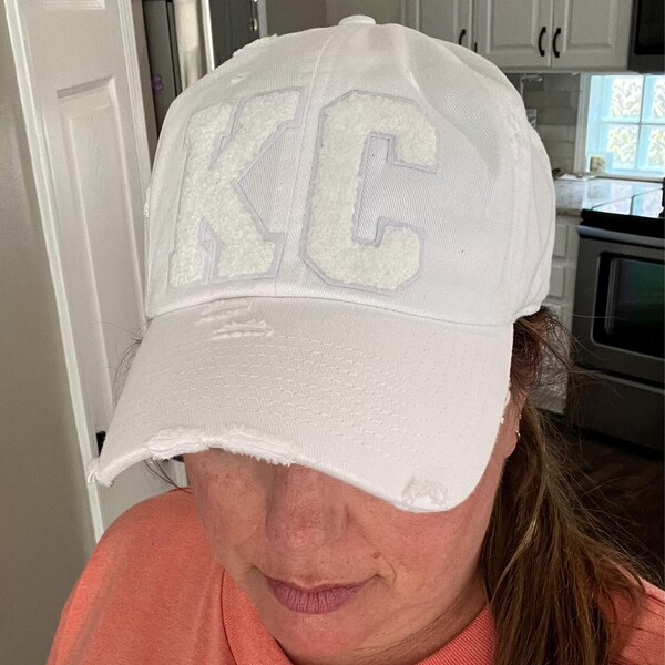 One of a Kind Infinity Her Brand Adjustable Snow Leopard Hat With KC on ...