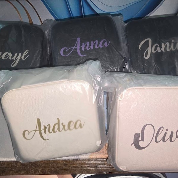 Personalised Jewellery Box / Custom Jewellery Box / Bridesmaid ...