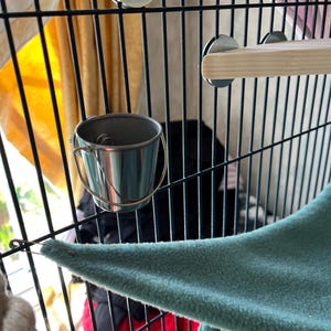 2 in 1 Perch Natural Wood Perch and Swinging Pine Dowel Perch With ...