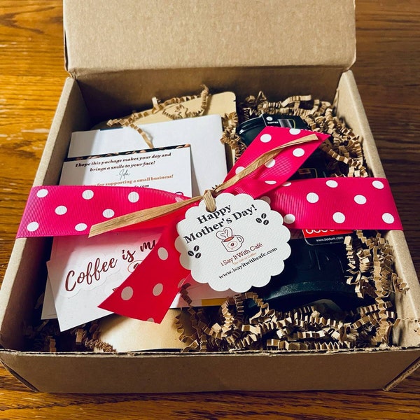 Friendship Coffee Care Package, Coffee Gift Box for Friend, Coffee Gift ...
