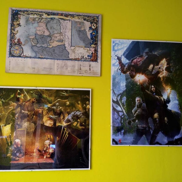 The World of the Witcher Map, the Northern Kingdoms, High Quality, A1 ...