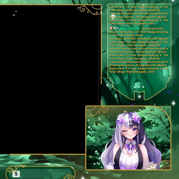 Rigged Vtuber Asset - Bubble Braid With Bow Accessory + 8 Color ...