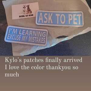 2x4 STOP No Touch No Talk Let Me Work Patch | Etsy