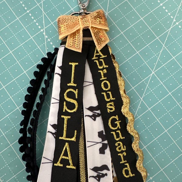 Color Guard Zipper Charm/zipper Pull/color Guard Bag Tag/color Guard ...