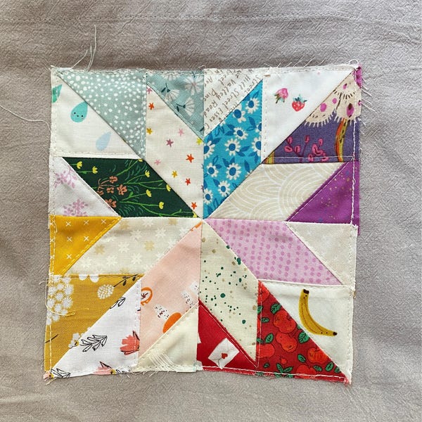 Triangle Log Cabin Foundation Paper Piecing Pattern, FPP, Quilt Block ...