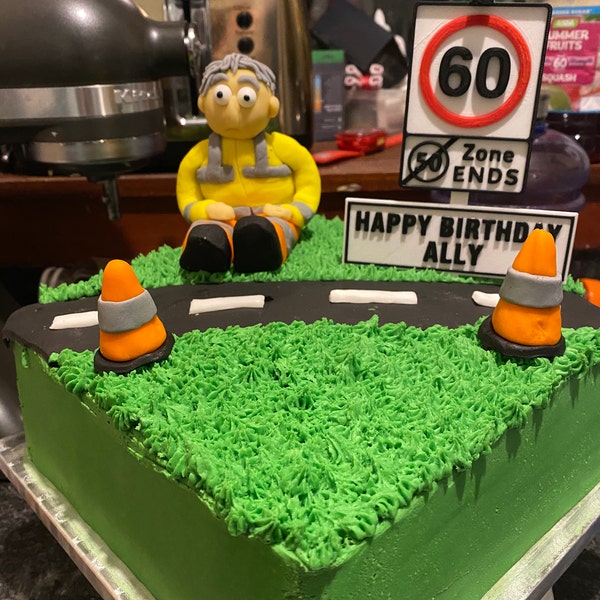 Personalised Birthday Cake Stake Candle Holder Topper 3D Print UK Speed ...