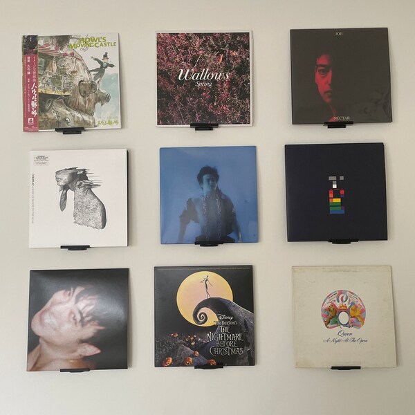 10 Pack - Record Album Wall Display Mounts - Vinyl Stands - Etsy