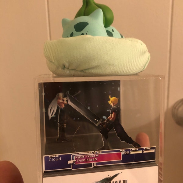 Final Fantasy VII - Sephiroth Vs Cloud - Final Fantasy 3D Diorama Cube ...