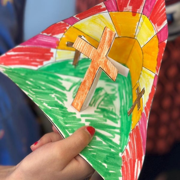 Love & Hearts Paper Crown Craft Printable | DIGITAL INSTANT DOWNLOAD ...