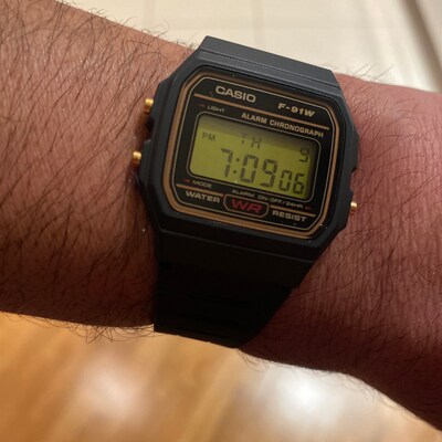 Casio Calculator Watch With Green Screen Mod CA-53W-1ER - Etsy