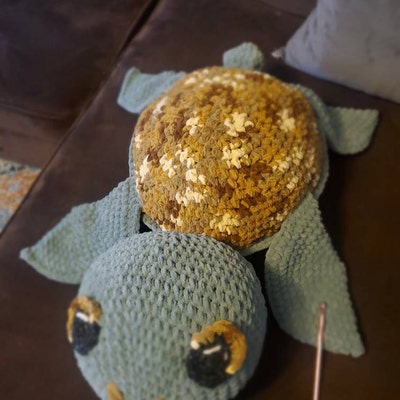 Crochet Jumbo Turtle human Size Pattern PDF Download Extra Large ...