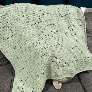 Filet Crochet Animal Pattern Crochet Animal Blanket Crochet Filet ...