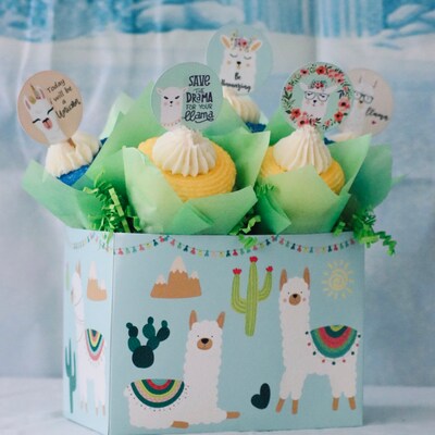 No Drama Llama Digital Collage Sheet 2.5 Inch Circles Hand - Etsy