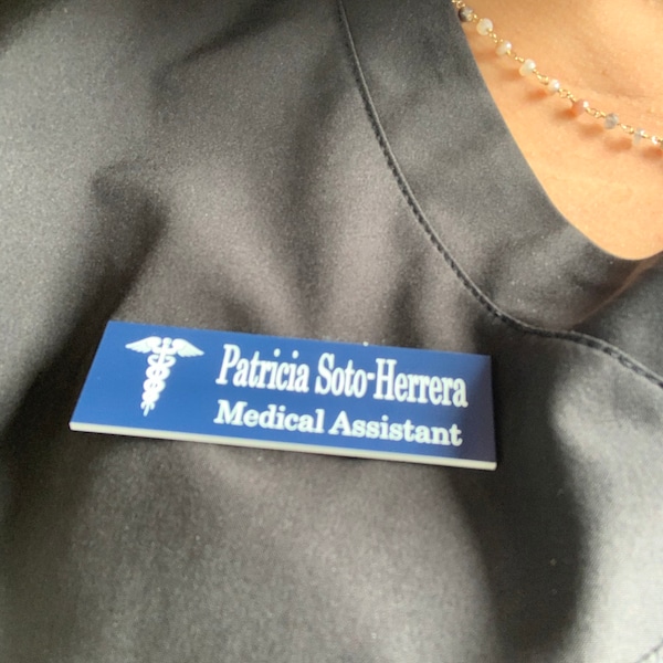 MEDICAL Name Tag Nurse Medical Assistant RN Doctor Physician Name Badge ...