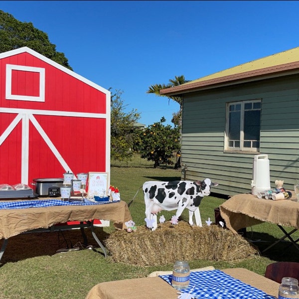 Grazing Station Food Party Sign Farm Birthday Sign Table Decor Barnyard ...