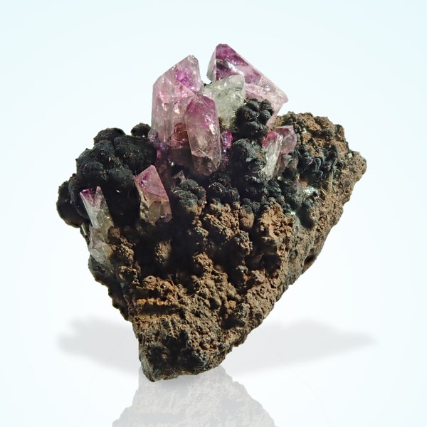 1972 Collection, Amazing Stacking Calcite Crystals on Quartz From ...