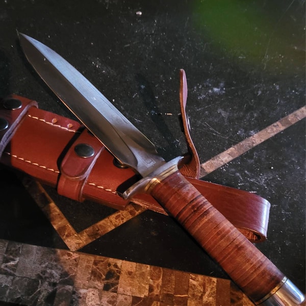 GCS Custom Handmade D2 Steel Hunting Knife G10 Handle With Right Hand ...