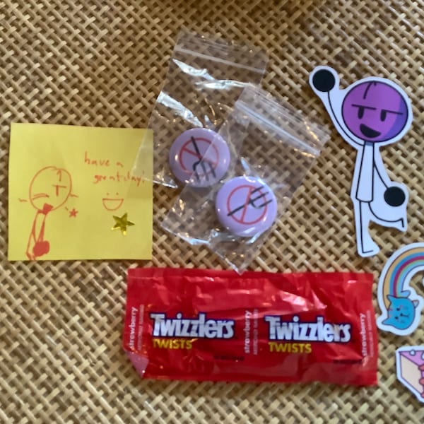 Bfb Fork Repellent Lollipop Buttons - Etsy