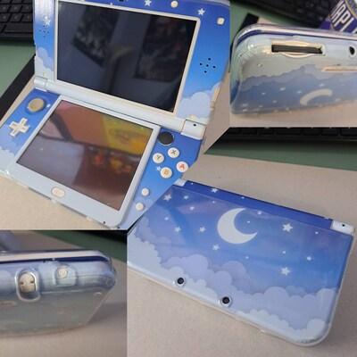 Blue Lunar Sky Skin for the Nintendo 3DS XL and New 3DS XL - Etsy