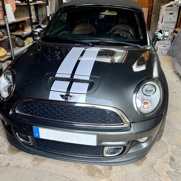 Bonnet Stripes Kit to Fit Mini F55 / F56 - Lci / Lci2 Cooper S / JCW ...