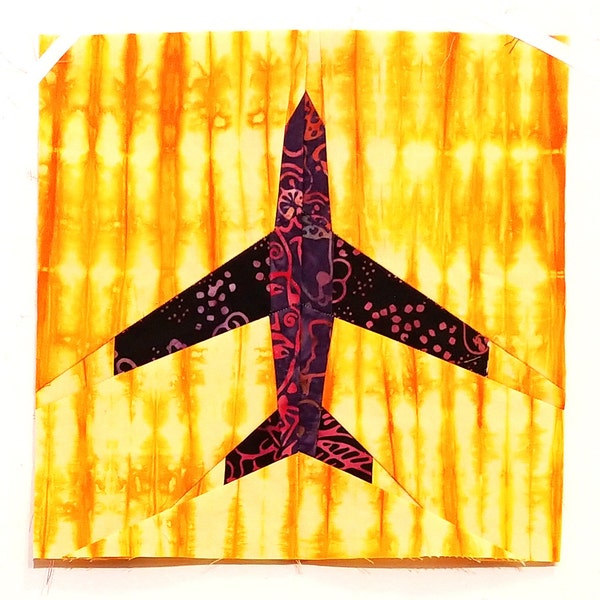 Airplane Paper Pieced Quilt Pattern in PDF - Etsy