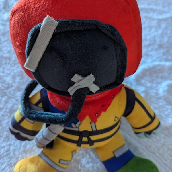 Rust Gift Game Hazmat Suit 8 Inch Premium Plushie for Decoration Setup ...