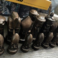 Large Gothic Horror Chess Set, Customisable Colours (pieces Only/no ...