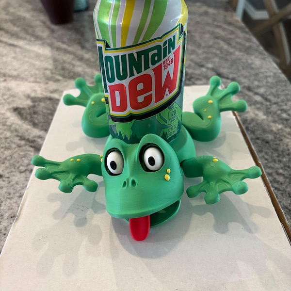 Frog Coaster 3D Printed | Adorable Cup Holder With Moving Head & Feet ...