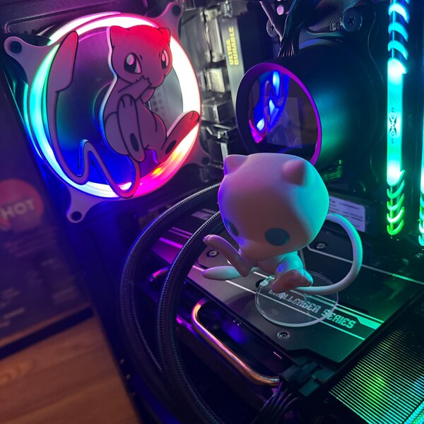 Pink Bow Gaming Computer PC Fan Shroud Grill Cover Custom Anime Gift - Etsy