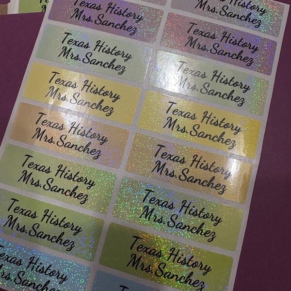 Baby Name Labels Personalize Kid Sticker, Waterproof Name Label Daycare ...