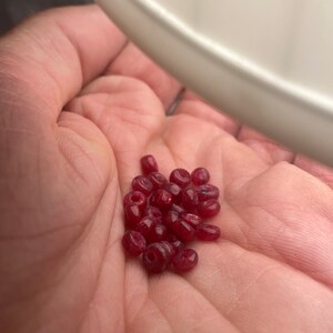 Ruby Beads Finest Quality Ruby Beads Natural Ruby Smooth | Etsy