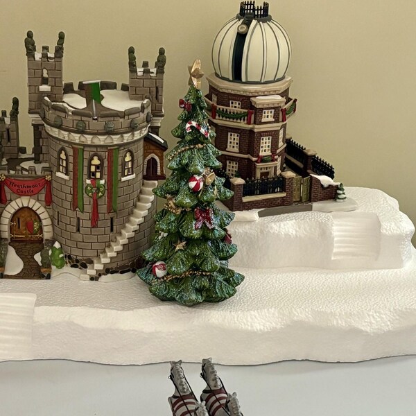 4 Foot Spooky Town Mountain Background Display Lemax, Dept 56, Mountain ...