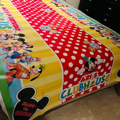 Mickey Mouse Clubhouse Personalized Custom Table Cover - Etsy