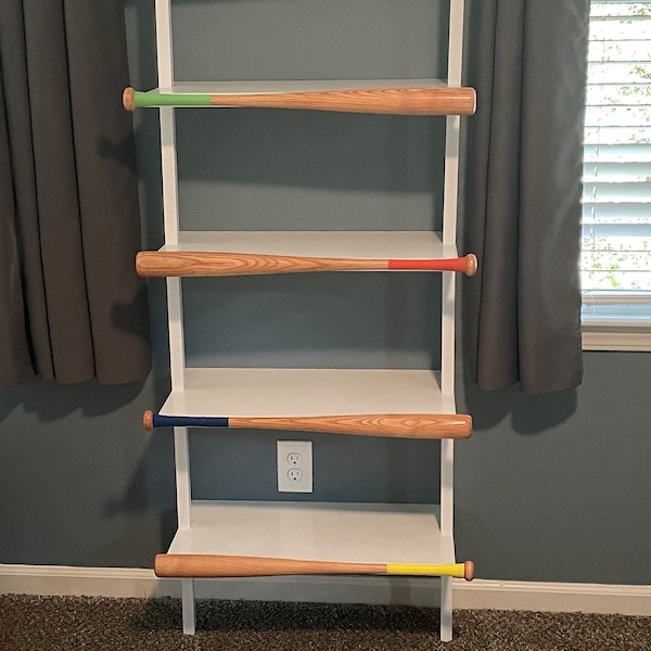 American Flag Made Out of 18 Inch Baseball Bats. Rustic / Aged ...