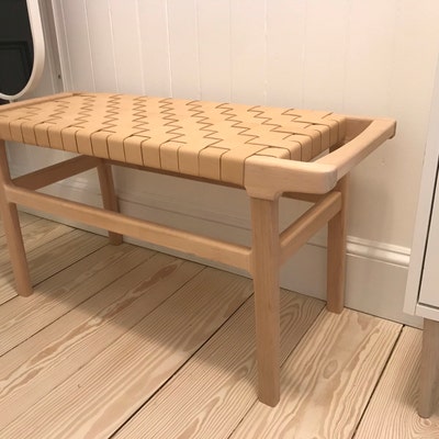 Wicker Bench 9035cm with Lower Shelf - Etsy