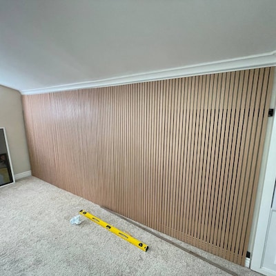 Foyer Stairway Wall Panel Natural White Oak Rift Parquet Wall Panels ...