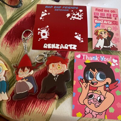 EXTRA Scott Pilgrim & Romona Heart Magnet Keychain and Acrylic Pin - Etsy