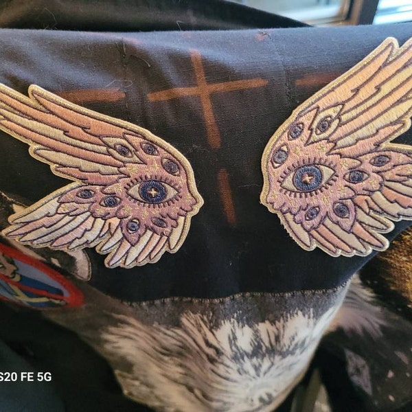 Angel Wing S/2 Patches Jackets - Biblically Accurate Angel - Seraphim ...