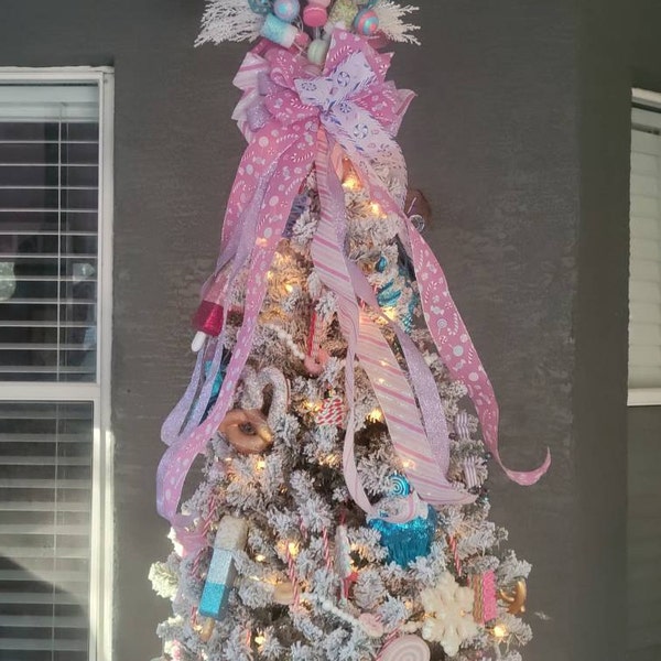 Christmas Tree Topper Gingerbread Candy Tree Topper Christmas Tree ...