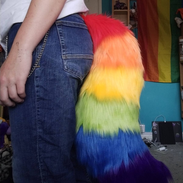 DIGITAL Canine Tail Pattern for Fursuits - PDF Download - Etsy