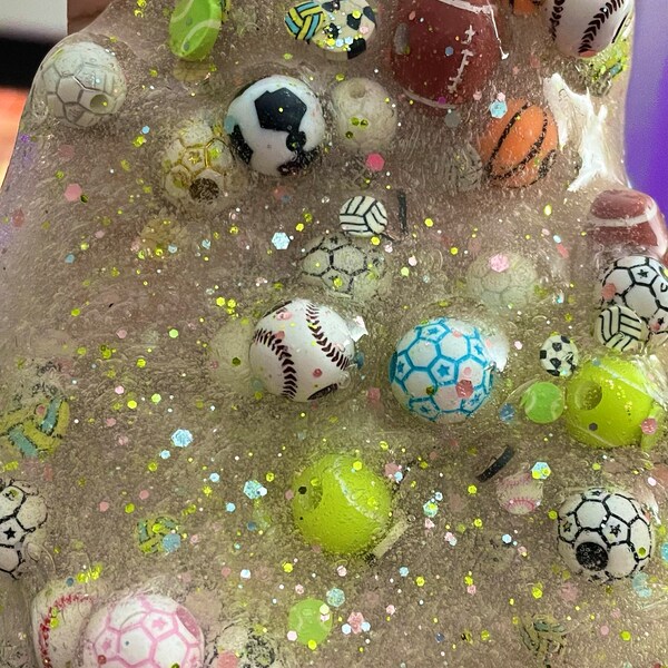 Clear Slime have a Ball Scented Stretchy Sports Slime ASMR 6 Oz - Etsy