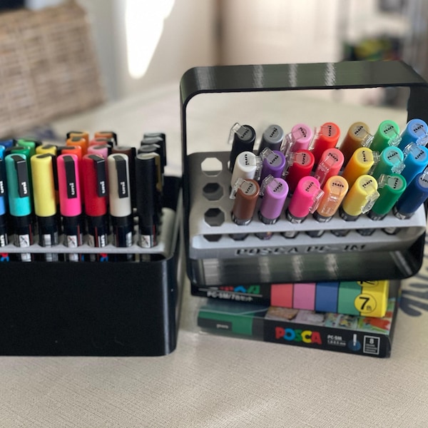 Marker Organizer for POSCA Paint Pens • 1M, 3M, 5M • Personalized Paint ...