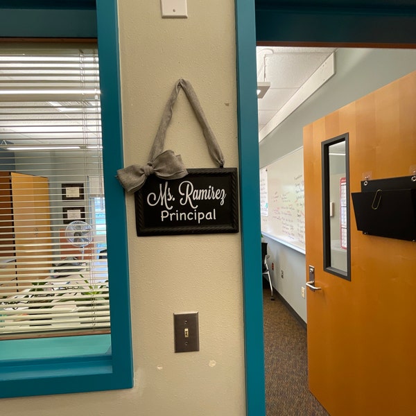 Personalized Teacher Desk Name Sign - Back to School - Personalize-able ...