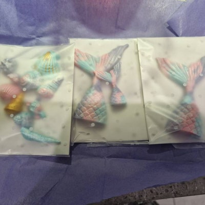 Pastel Mermaid Tail in Teal Pink and Purple - Etsy UK