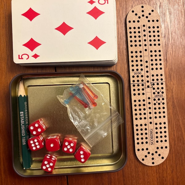 Ultralight Travel Cribbage Board (2/4 or 3 Player) - Etsy