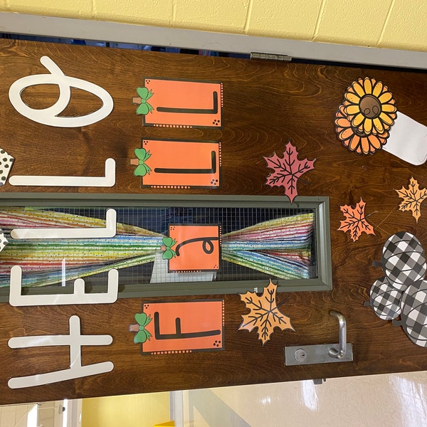 Fall Classroom Bulletin Board Kit: Hello Fall Decor (digital Download ...