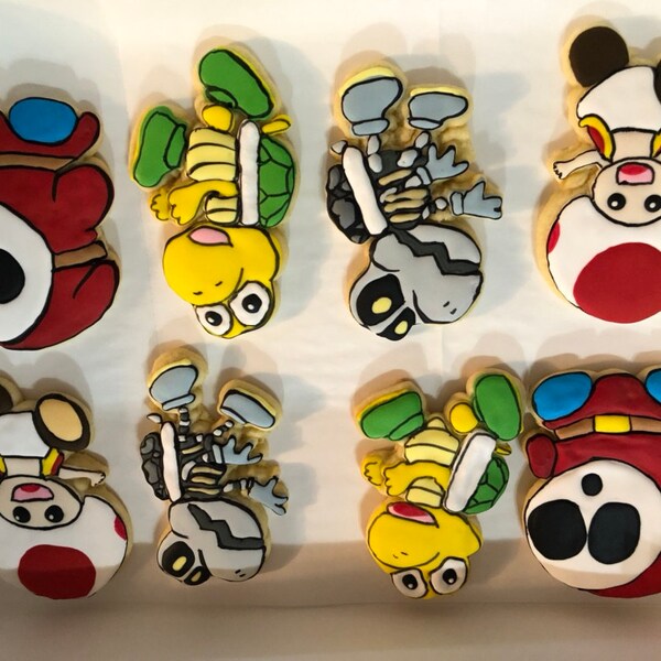 Mario Odyssey Cookie Cutters: Toad, Shy Guy, Koopa Troopa, Boo - Etsy