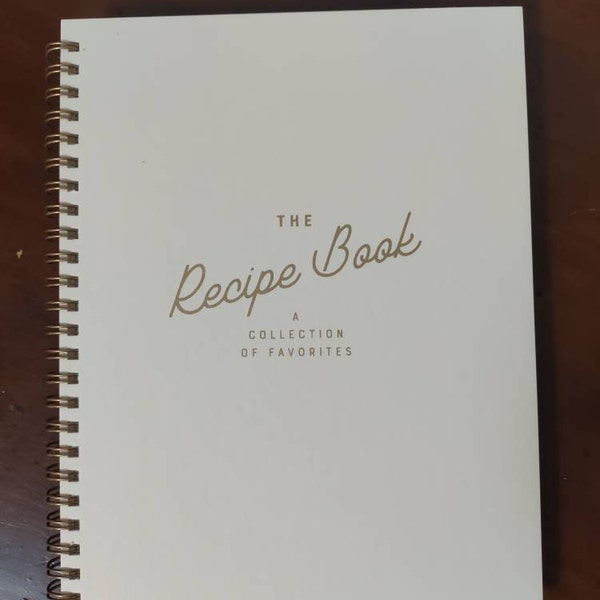 Retro Recipe Book - Recipe Book | Family Recipes | Keepsake Book ...
