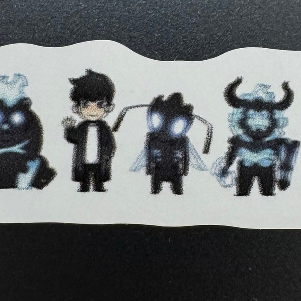 Solo Leveling Chibi Shadow Army Kiss-cut Stickers - Etsy