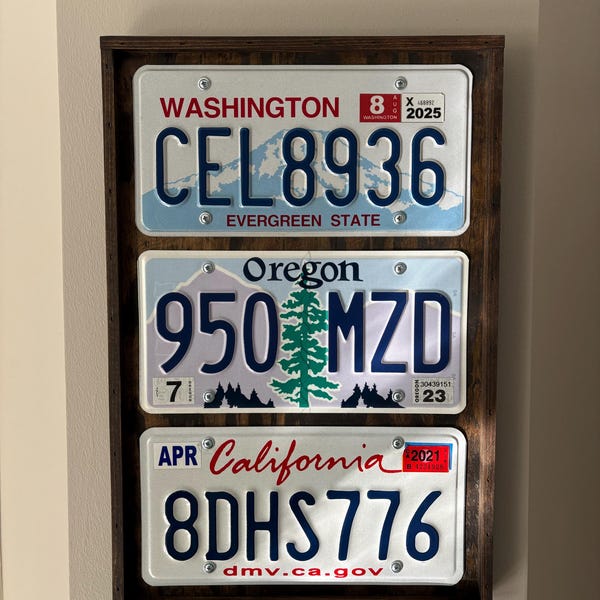 On Mountain Time License Plate Sign, Rustic Ski Cabin Decor ...